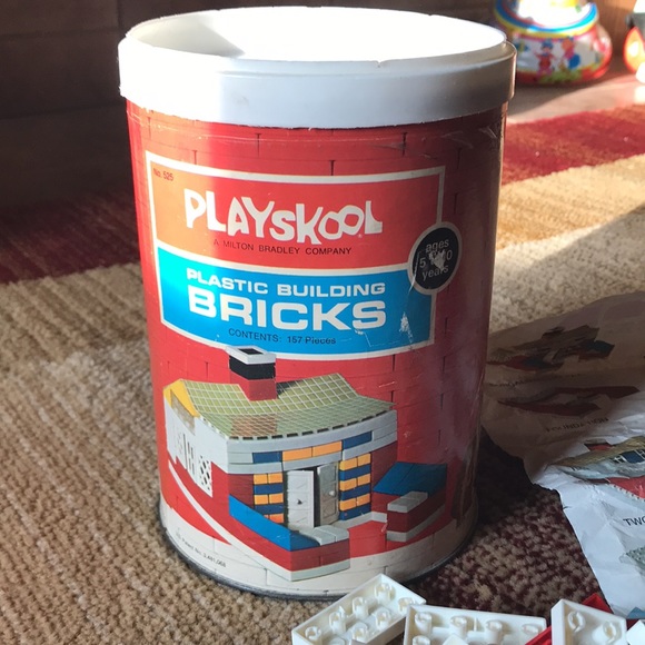Playskool | Toys | Vintage Playskool Plastic Building Bricks Final ...